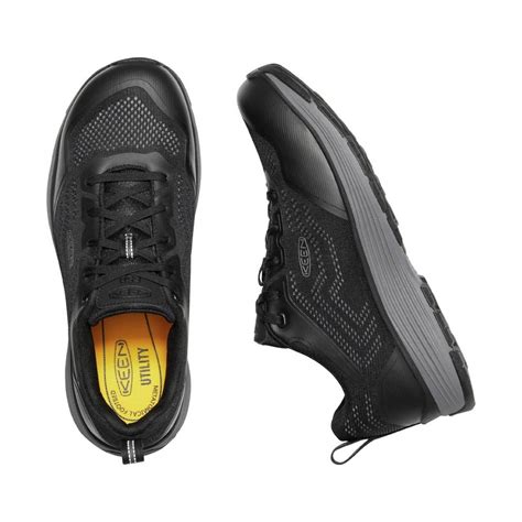 Keen Utility Mens Sparta Ii Esd Aluminum Toe Work Shoe Black Lenny