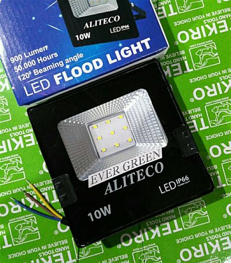 Jual Lampu Tembak Sorot LED 10 Watt 10W Putih ALITECO LED 10W FLOOD