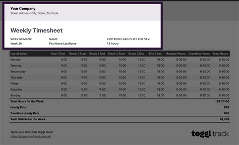 How To Create A Timesheet In Excel Step By Step Guide