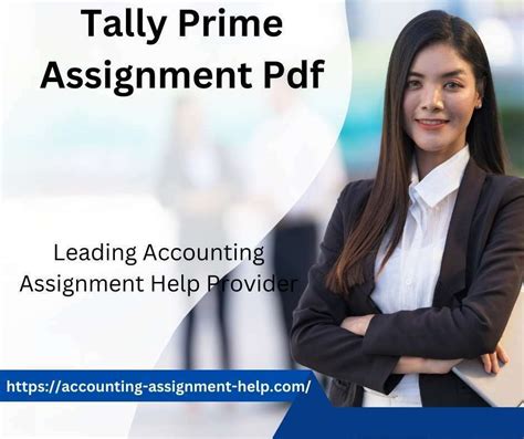 tally prime assignment pdf accounting assignment help online