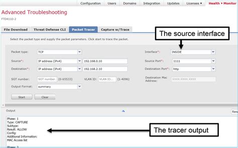 Uso Di Firepower Threat Defense Capture E Packet Tracer Cisco
