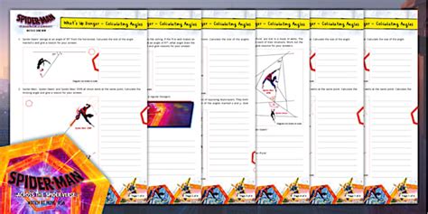 👉 Geometry Calculating Angles Across The Spider Verse Ks3 Maths