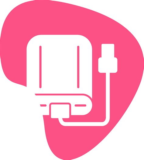 External Hard Drive Vecto Icon Vector Art At Vecteezy