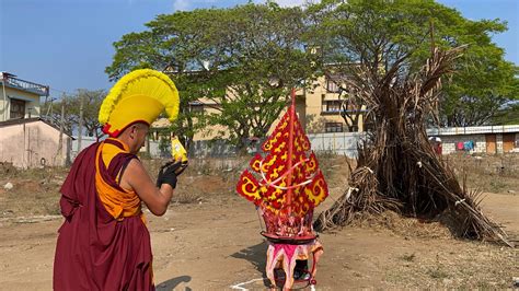 སྤྱི་ལོ་༢༠༢༣ ༢ ༡༩ ཉིན། སེར་བྱེས་མཁས་སྙན་གྲྭ་ཚང་གི་དགུ་གཏོར་ཆེན་མོ