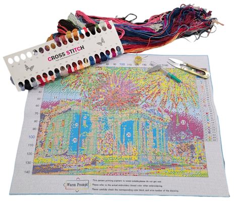 Memorial Continental Hall Cross Stitch Kit Dar Shopping