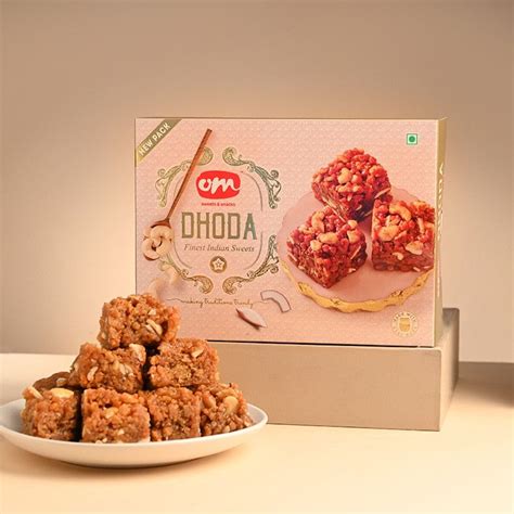 Send Diwali Hamper With Om Sweets Dhoda N Diyas Usa T Online Rs