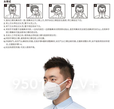 3m口罩9501v 防工业粉尘防雾霾口罩 Kn95折叠带阀耳戴式独立包装 阿里巴巴