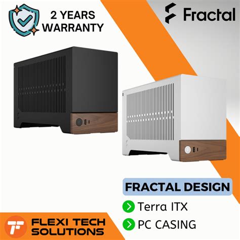Fractal Design Terra Itx Small Form Factor Pc Desktop Case Black