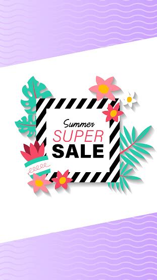 여름 세일 소셜 미디어 스토리 릴 프로모션 콘텐츠를 위한 세로 템플릿 게시물입니다 Brand Name Online