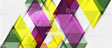 삼각형 기하학적 현대 비즈니스 프리 젠 테이 션 디자인 서식 파일 어떤 배경에 대 한 추상 패턴 0명에 대한 스톡 벡터 아트 및 기타 이미지 Istock