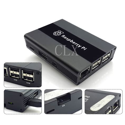 Raspberry Pi Aluminium Shell Raspberry Pi 3 Metall Vicedeal