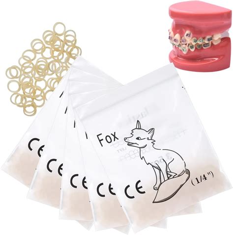 Amazon 500 Pcs Orthodontic Elastic Rubber Bands 3 5 Ounces Heavy Dental Rubber Traction