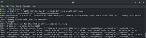 Oracle Database Log Based Cdc On Raspberry Pi Bersler
