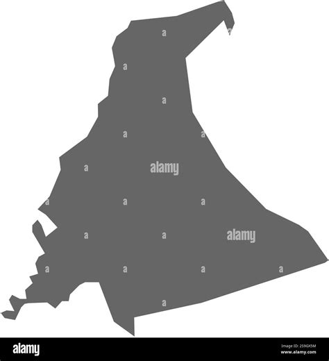 Map Of Ariana A Province Of Tunisia Stock Vector Image And Art Alamy