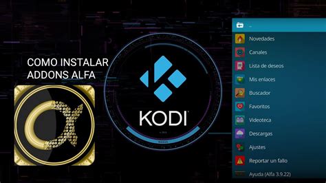 Cómo instalar addon Alfa en Kodi