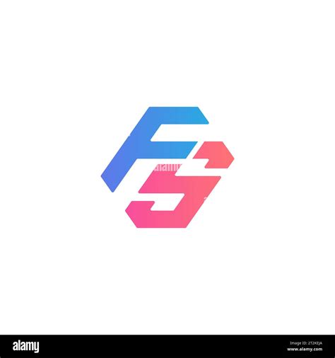 FS Logo FS Monogram Initial FS Logo Letter FS Logo Icon Vector
