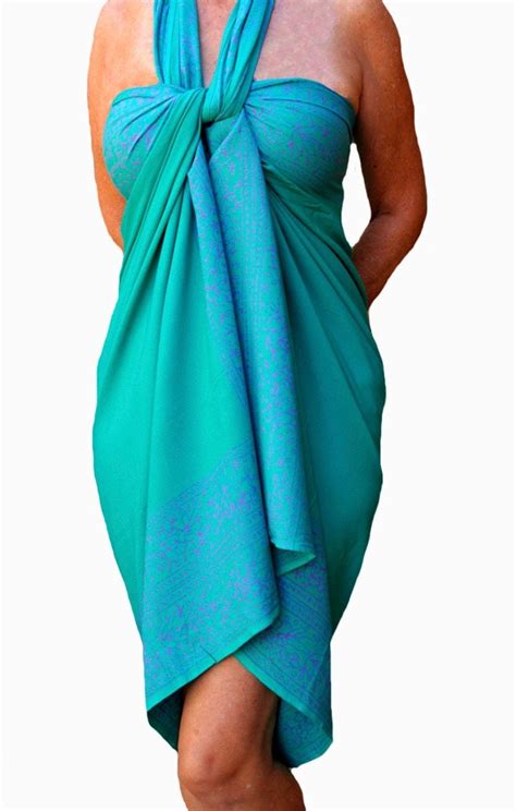 Plus Size Sarong Batik Pareo Beach Sarong Womens Plus Size