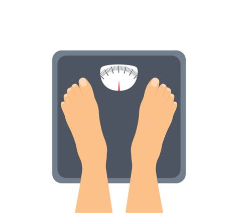 100 Fat Man Standing Weight Scale Stock Illustrations Royalty Free