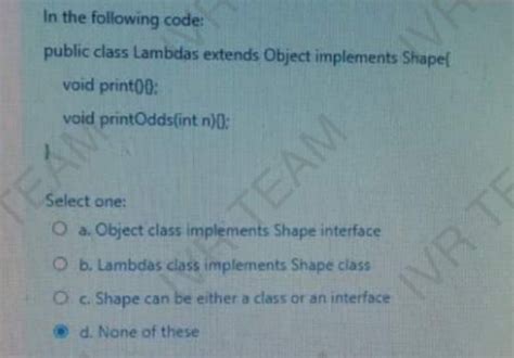 Solved In The Following Codepublic Class Lambdas Extends