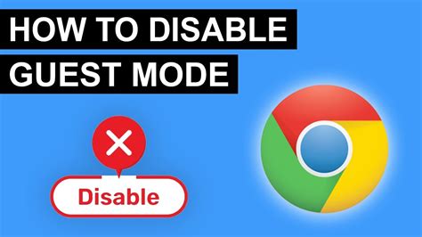 How To Disable Guest Mode In Google Chrome YouTube