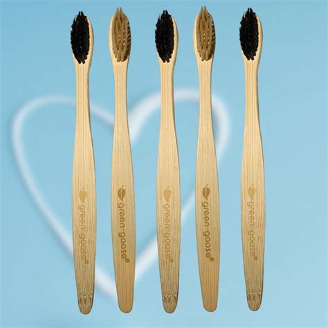 5 Duurzame Bamboe Tandenborstels Uniek Borstel Design 100 Eco