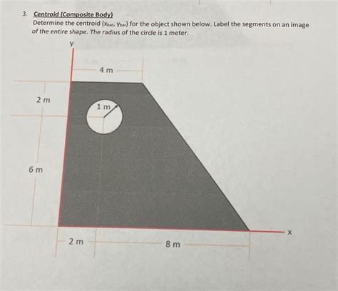 Solved 3 Centroid Composite Body Determine The Centroid Chegg