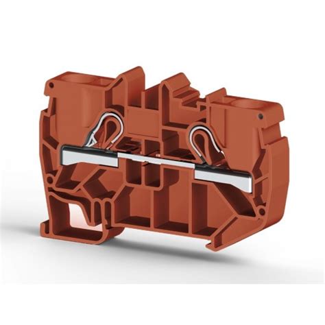 307134 PКлеммник пружинный быстрозажимной Push In 10 мм кв красный Pyk10 упак 50 шт