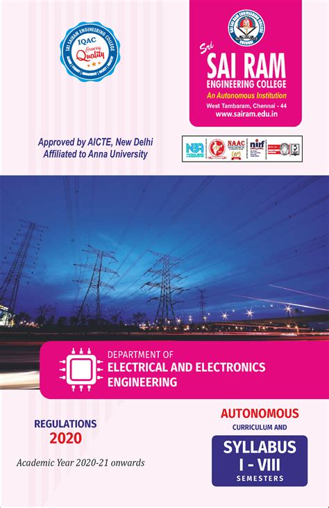 Eee Syllabus Book Eee Syllabus Book By Sai Ram Engineering College