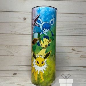 Eevee Evolutions Tumbler Oz Oz Eevee Cup Umbreon Espeon Jolteon Vapreon With Straw