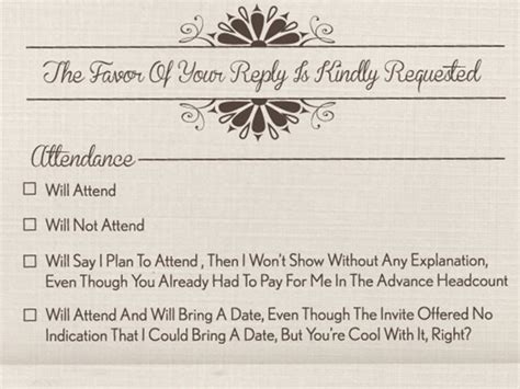 Funny Wedding Invitation Rsvp Wording 18 Fun Rsvp Cards Wording