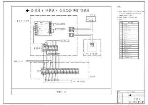 R형 중계기 결선도 실무 네이버 블로그