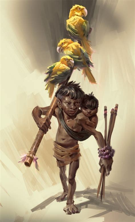 Artstation Guarani Mythology Ii Mike Azevedo Concept Art Characters Concept Art Drawing