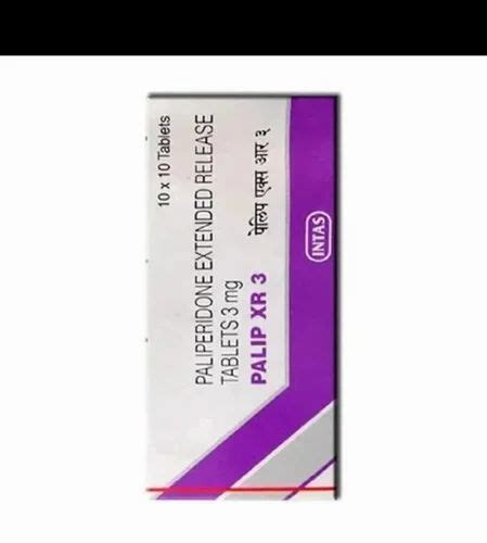 Paliperidone Extended Release Tablet Strength 3 Mg At Best Price In