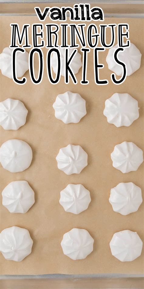 Vanilla Meringue Cookies Recipe • Midgetmomma