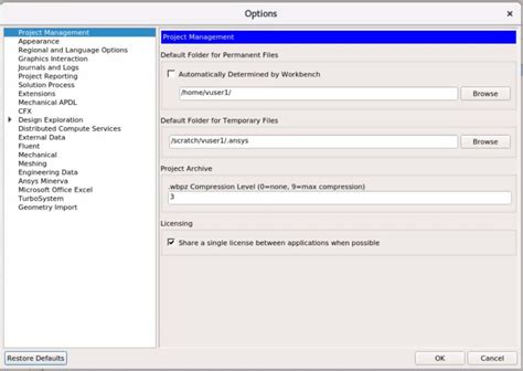 Setting The Temporaryscratch Directory For Ansys Simulations Cmc