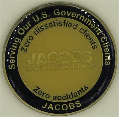 Jacobs Engineering Core Values Challenge Coin Rolyat Military