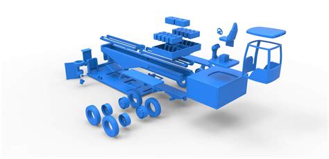 Tractor Pulling Sled 125 3d Model By Techitemsrock