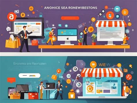 Premium Photo Vector Flat Horizontal Banners Of Review SEO And
