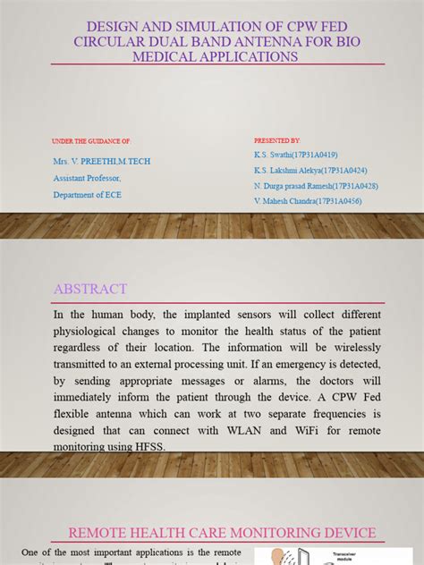 Embedded Systems Project 1 Pdf Antenna Radio Wearable Technology