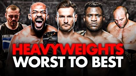 Ranking Every Ufc Heavyweight Champion Worst To Best Youtube