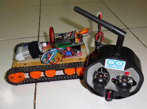 Hobby Witch How To Control Tracked Robot Via Joystick Nrf24l01 Module