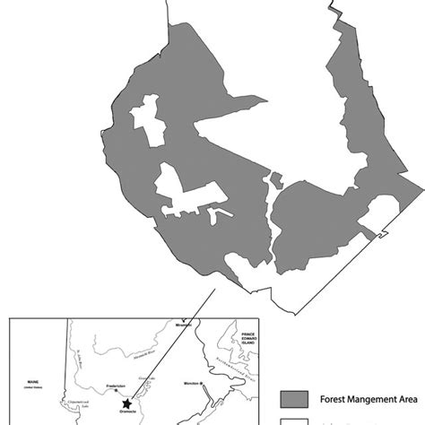 Map Of 5cdsb Gagetown Location Marked As A Star On The Left Map And Download Scientific