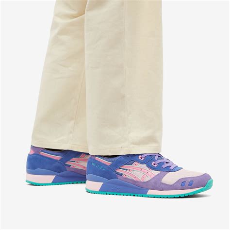 Asics Mens Gel Lyte Iii Og Sneakers In Cotton Candybubblegum Asics