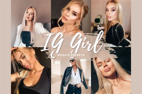 Ig Girl Mobile Lightroom Presets Masterbundles