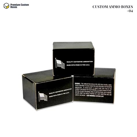 Custom Printed Ammo Boxes Cardboard Ammo Packaging Boxes