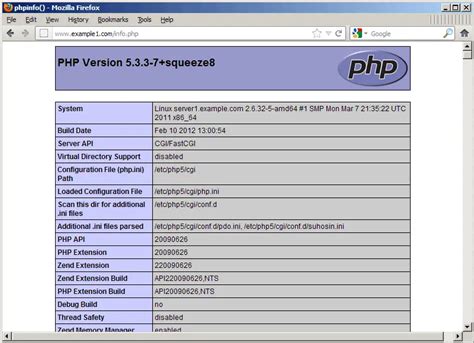 How To Set Up Apache2 With Modfcgid And Php5 On Debian Squeeze Page
