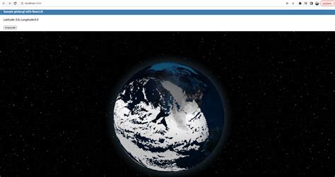 Rendering Array Data Onto An Interactive Globe With Nodeexpressjs