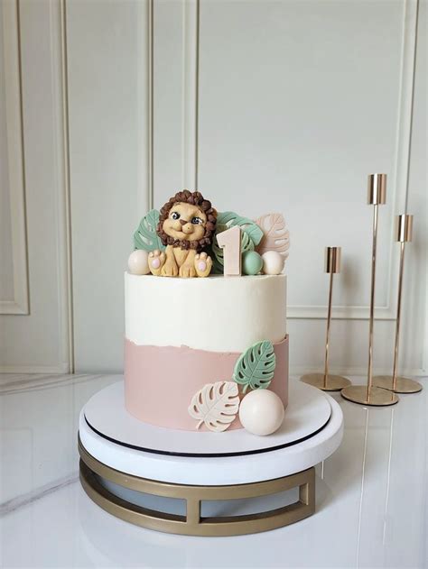 Торт со львом Торт ко дню рождения девочки Торт на день рождения Торт джунгли