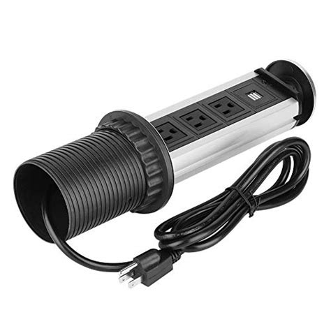 Pop Up Power Socket Port Retractable Electric Socket Desktop Usb Pull Up Power Outlets For Use