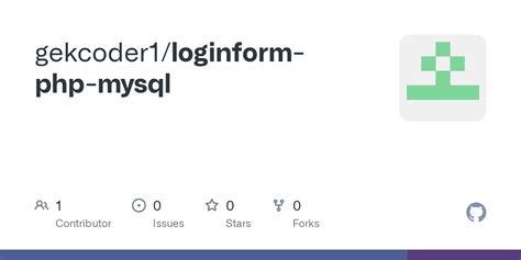 Loginform Php Mysqlloginphp At Main · Gekcoder1loginform Php Mysql